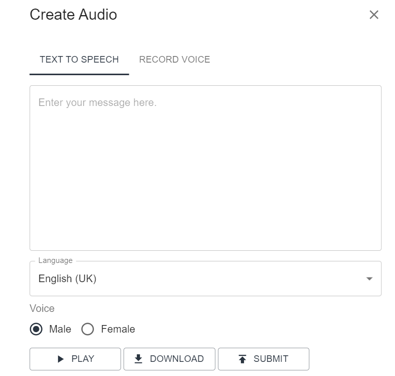 Personal Greeting – Help Center