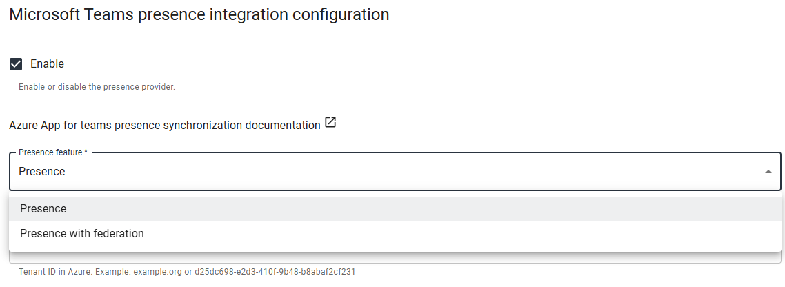 Microsoft Teams presence integration configuration – Help Center